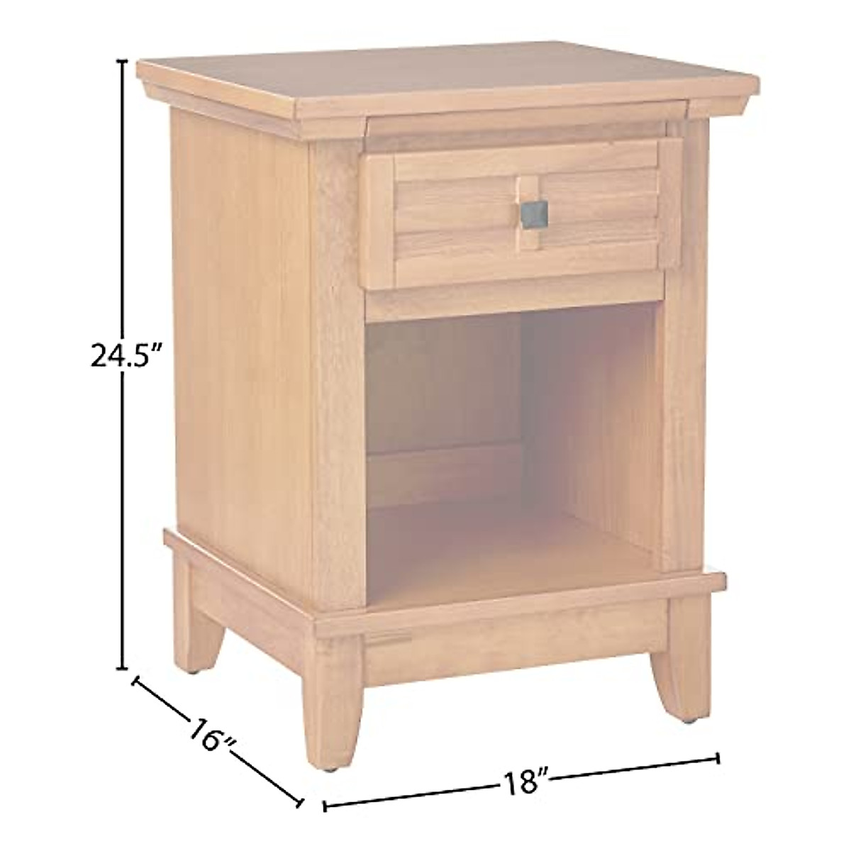 Home Styles Arts & Crafts Cottage Oak Night Stand by Home Styles, 1-drawer
