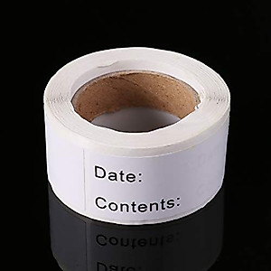 PoityA125pcs/roll Home Kitchen Food Storage Labels Refrigerator Freezer Adhesive Sticker DIY