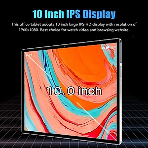Dpofirs 10 Inch Androids 10 Tablet, 4GB 128GB Octa Core Processor Tablet Computer with 5MP 8MP Camera, WiFi BT HD Display, 6000mAh Dual Slots 3G Call Gaming Tablet(White)
