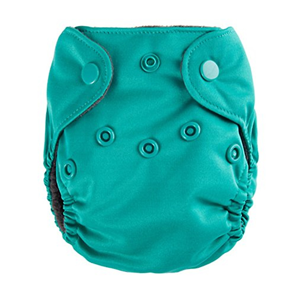 Thank u Mom Newborn Cloth Diaper All in One with Umbilical Cord Snap 6Pack (Nature Color)