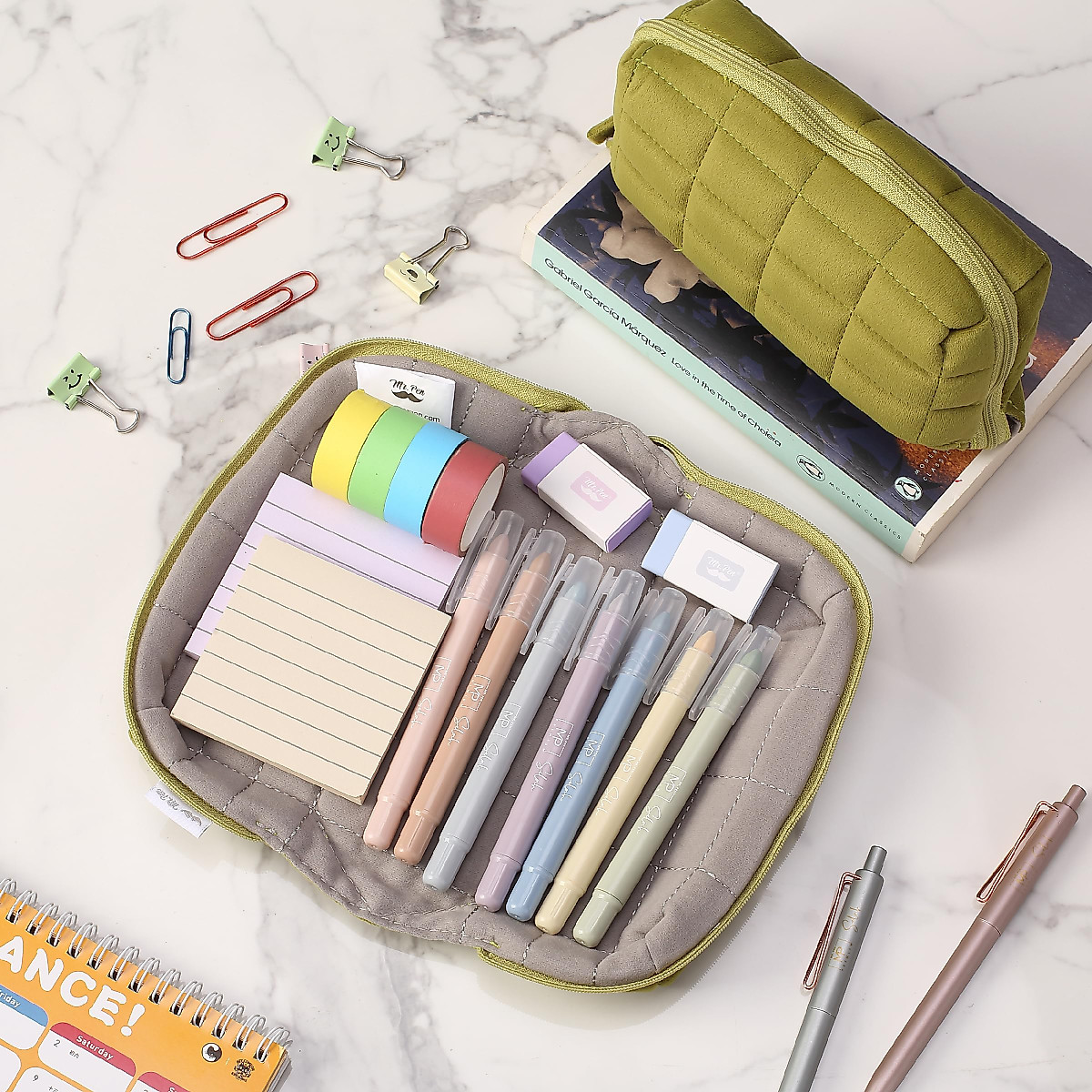 Pencil Pouch, Large Capacity Pillow Pencil Case,Pencil Bag, Pen Case, Pen Pouch, Pen Bag, Pencil Pouches, Pencil Bags, School Pencil Case, College Pencil Case, Makeup Pouch