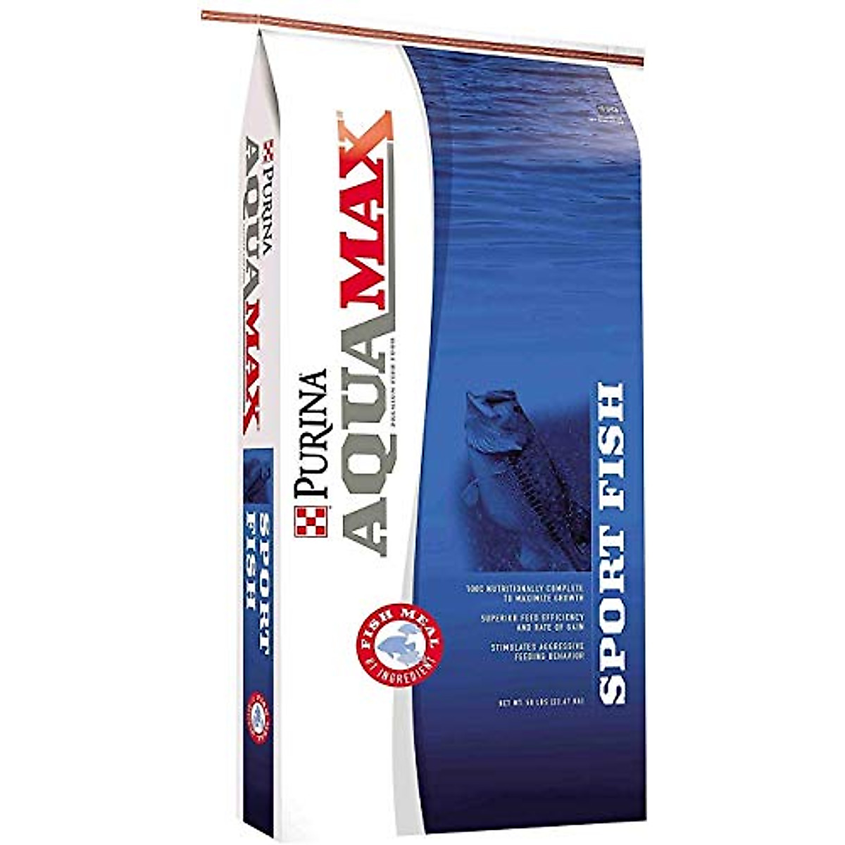Purina | Aquamax Sportfish MVP Game Fish Feed for Bass, Bluegill, Trout | 50 Pound (50 LB) Bag