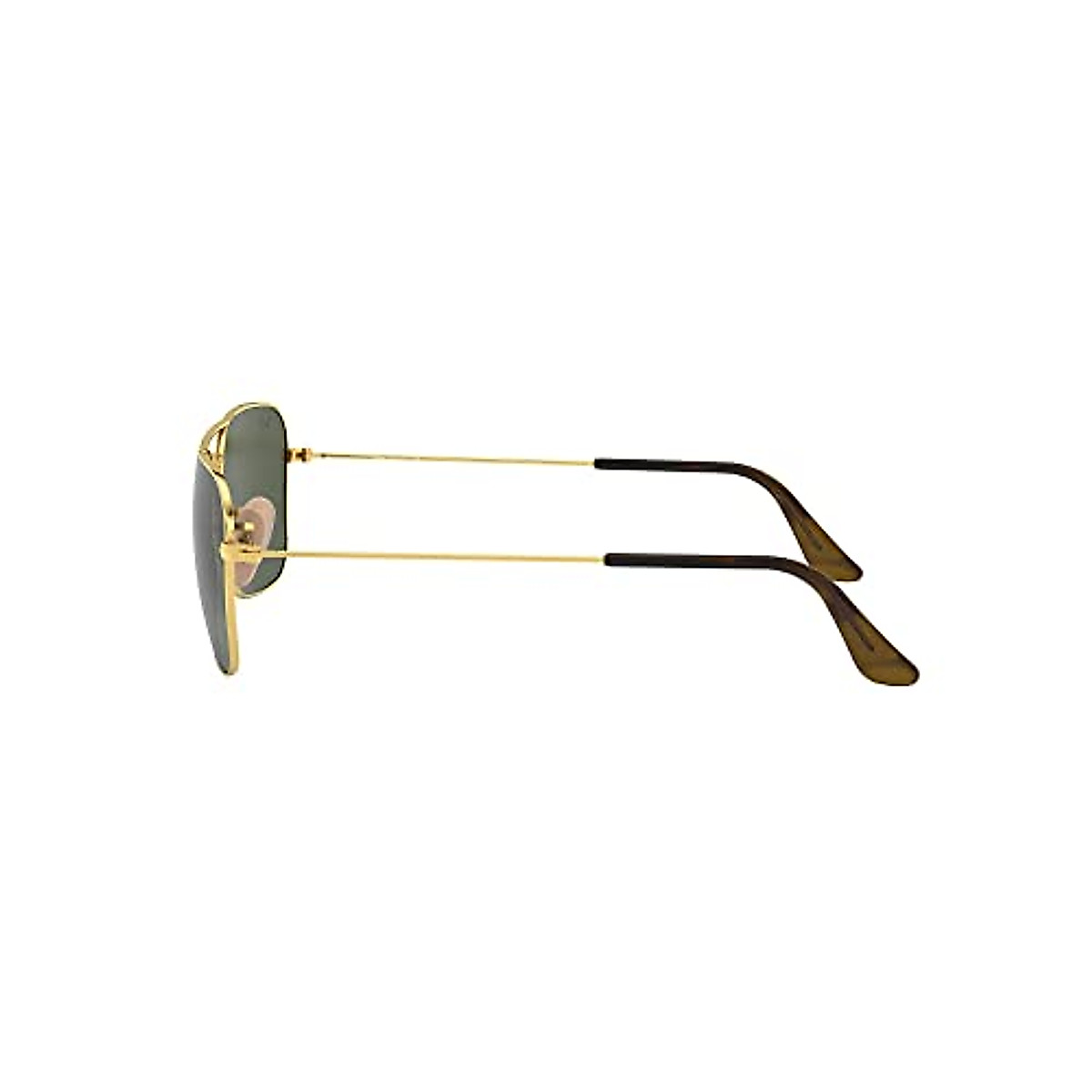 Ray-Ban RB3136 Caravan Square Sunglasses, Gold Havana/G-15 Green, 58 mm