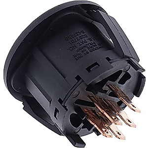 Lawn Tractor Ignition Switch with Key 5 Terminals 725-04659 925-04659 GY00191 Compatible with MTD John Deere Ariens Craftsman
