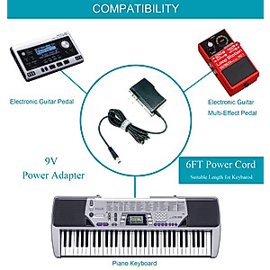 AC Adapter for Casio CTK-2000 CTK 2000 Keyboard Power Cord Charger