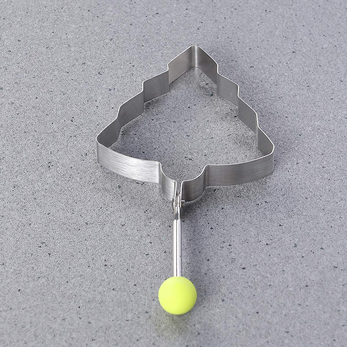DOITOOL 2 Pcs Stainless Steel Omelette Egg Frying Mold Fried Egg Shaper Pancake Mould DIY Kitchen Cooking Tools (Christmas Tree) Christmas Supplies
