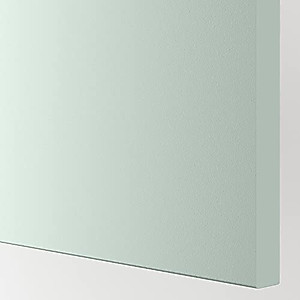 IKEA ENHET high cab for fridge/freezer w doors, 60x62x210 cm, white/pale grey-green