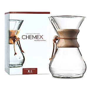 CHEMEX Bundle - 8-Cup Classic Series - 100 ct Square Filters - Exclusive Packaging