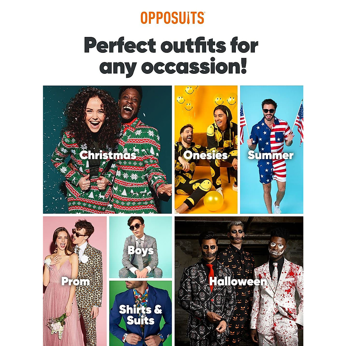 OppoSuits Men's Summer Red Devil, 42