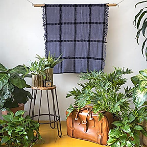 Ritzy 100% Merino Wool Lap Throw Blanket, Warm Grey - 53x43 Inches, 1.5 Lb, 350 GSM - Lightweight, Breathable, Machine Washable