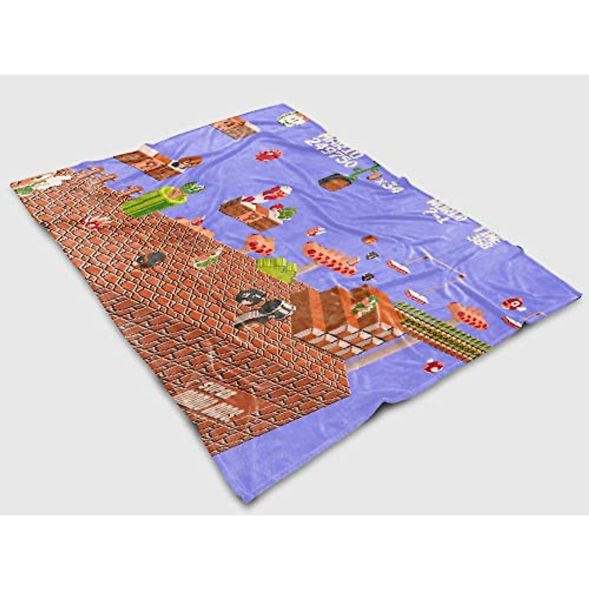 NICHIYOBI Redcap Beard Plumber Bros Game Flannel Blanket Kobayashi Tohru Kanna Lightweight Cozy Throw Blanket Warm Bed Blanket fit Sofa and Couch (05,Small 50x40in)