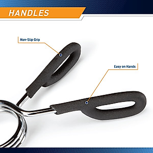 Marcy Fitness Olympic Bar Spring Clip, silver, 2 inch US
