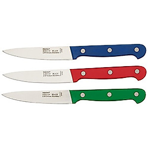 Norpro Colored Paring Knife Set, 3-Piece, Multicolored