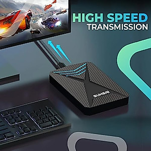 SUHSAI 320GB Portable External Hard Drive, USB 3.0, Compatible with Windows, Mac, Xbox Series X, PS4, PS5