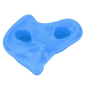 oceanside 10PCS Plastic Textured Rock Climbing Stone Rocks Wall Stones Kids Assorted Kit Bolt, Red, Blue, Black(Blue)