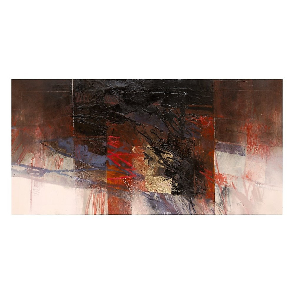 Global Gallery "Censini Le Nebbie Dense Unframed Giclee on Paper Print, 12" x 24"