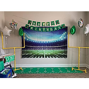 RUINI Football Field Photography Backdrop Football Field AuditoriumLight Themed Party Backdrop 7x5FT