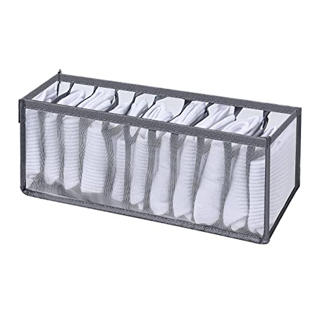 SERN Drawer Closet Foldable Underwear Organizer for Sock/Ties,Bras,Underwear Storage Box