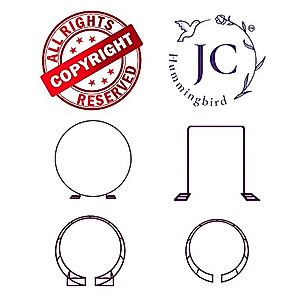 77in Tall x 52in Square Metal Wedding Garden Arch