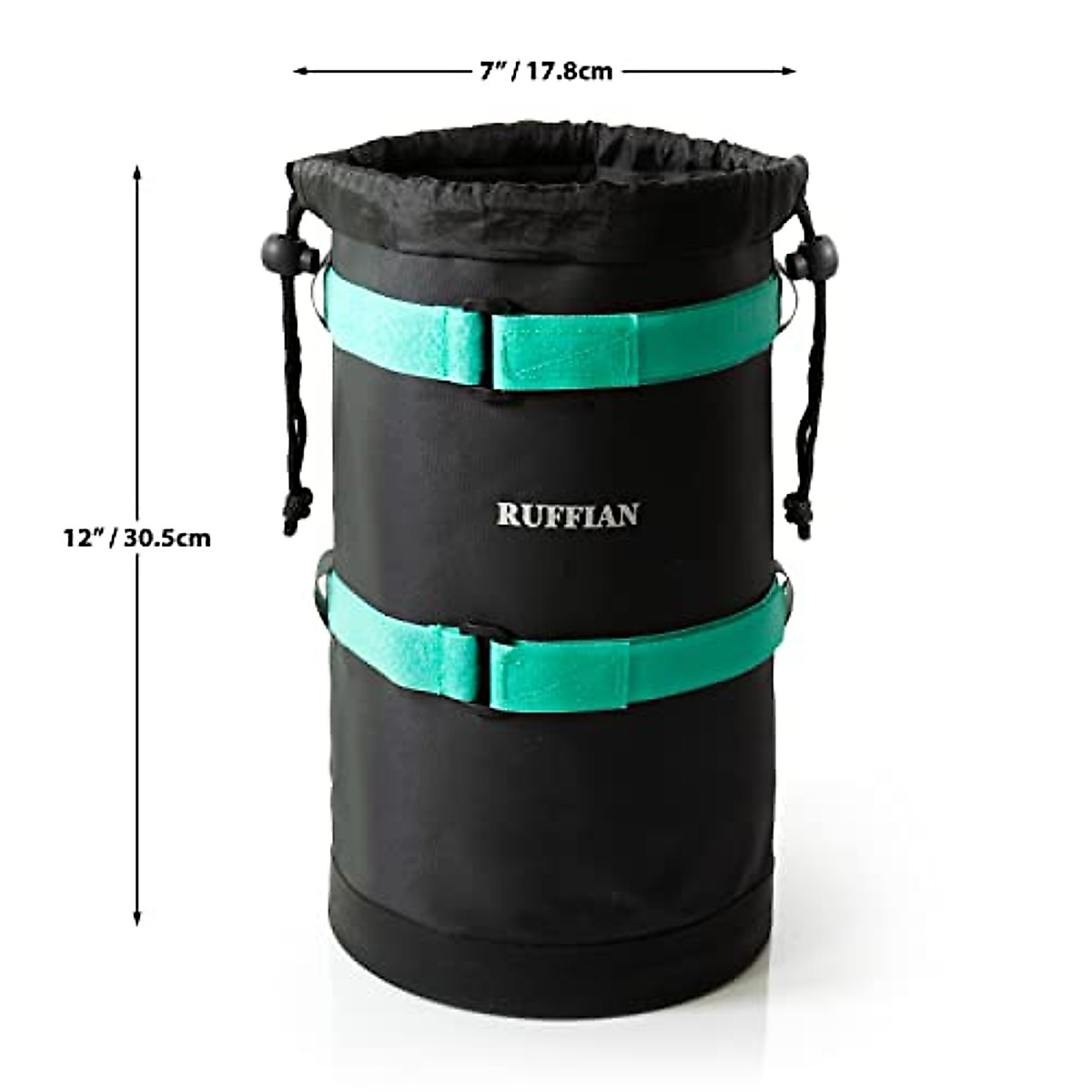 RUFFIAN Hoof Soaking Boot - Horse, Pony Adjustable Waterproof Treatment Soaker - with Hoof Pick and Brush