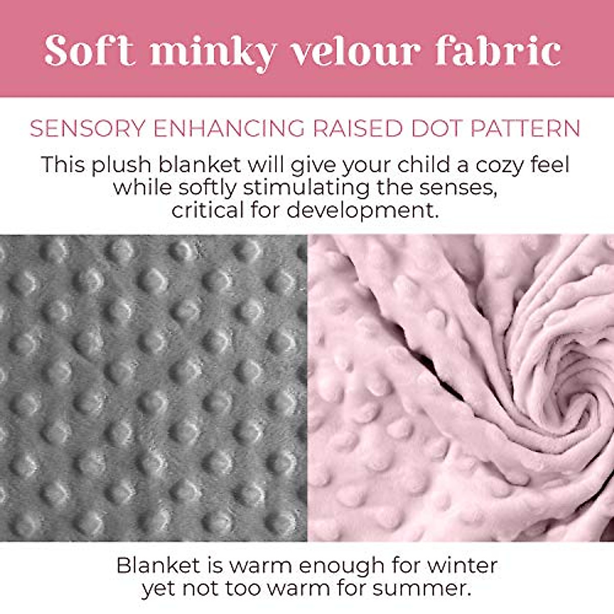 berry bebe Personalized Baby Blankets with Name, Newborn Baby Girl Gifts, Custom Baby Name Blanket, Plush and Cozy Minky, Baby Gifts for Newborn, Customized Pink Blanket for Baby Girl