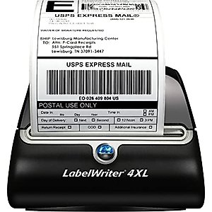 DYMO LabelWriter 4XL Desktop Direct Thermal Printer - Monochrome - Label Print - USB - Silver