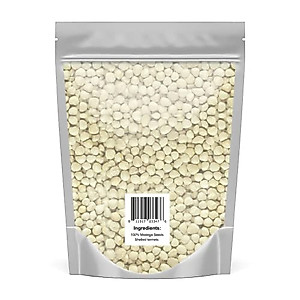 Moringa Seeds Kernel Shelled 16 oz. / 1 lb. - Clean PKM1 Variety - Edible - Moringa Oleifera - Malunggay - Semillas De Moringa - Drumstick Tree - Non-GMO - 2000 to 2400 Seeds Approx.