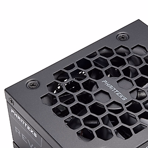 Phanteks (PH-P850PSF_02) Revolt SFX 850W 80PLUS Platinum, Super Compact SFX Form Factor, ATX 3.0, PCIe 5.0 Power Supply, Fully Modular, Platinum-Rated Efficiency, Silent Fan, Black