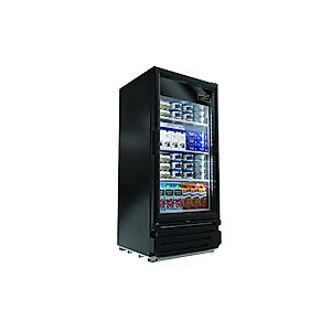 MVP Kool-It MVP LX-10RB Kool-It Signature Merchandiser Refrigerator,9.43 cu. ft. (1) Swing Glass Door hinged on right,Black