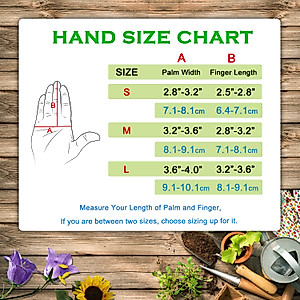 HLDD HANDLANDY Gardening Gloves for Women & Men, Leather Long Sleeve Rose Pruning Gloves, Thorn Proof Garden Work Gauntlet Animal Handling Gloves (Small, Gray)