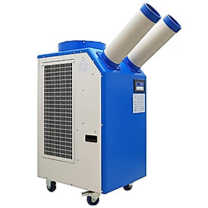 TECHTONGDA Industrial Spot Cooler Air Conditioner Commercial Mobile Outdoor Cooling Aircon 220V Double Column 780m³/h