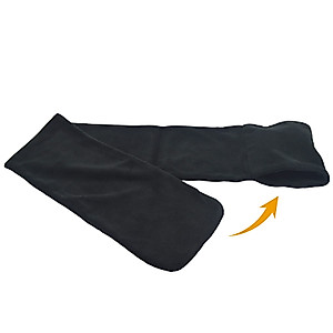 Obacle Scarf for Men Women for Winter Cold Weather Neck Scarf Quick Wear (Black)