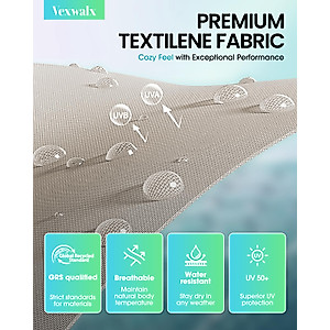 Patio Chaise Lounge Chair Outdoor with Wheels&Armrests, Aluminum Pool Lounge Chairs Set of 2 Five-Position Adjustable Recliner, Outdoor Beach Lounge Chairs for Poolside, Patio, Deck, Yard, Khaki