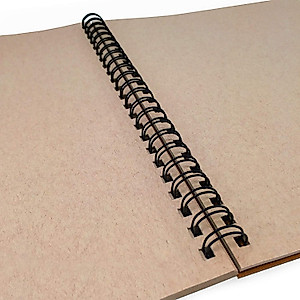 Strathmore 400 Series Sketch Pad, Toned Tan, 9x12 inch, 50 Sheets - Artist Sketchbook for Drawing, Illustration, Art Class Students