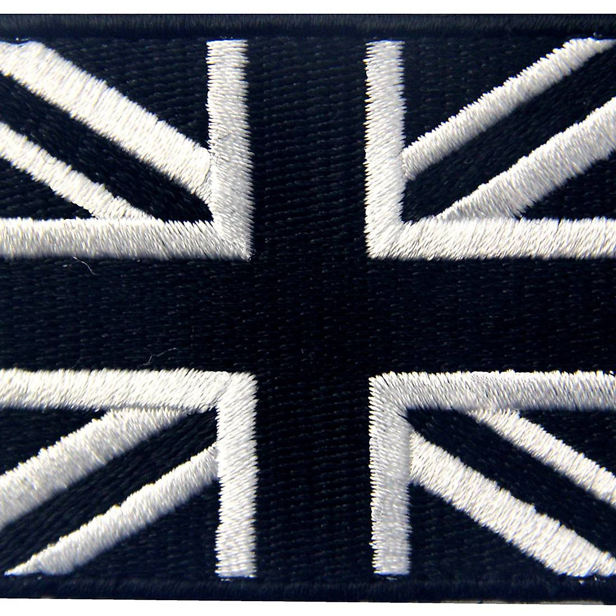 Tactical British Union Jack Embroidered Patch England Flag UK Great Britain Morale Applique Fastener Hook & Loop Emblem