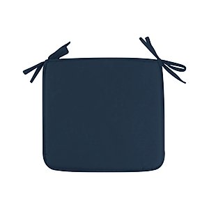 TUNKENCE Cushion Pads Chair Cushions for Outdoor Furniture Square Strap Garden Chair Pads Seat Cushion for Outdoor Bistros Stool Patio Dining Room for Kitchen Dining Office Chair 15x15 Inch Clearance