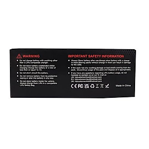 Hilldow 2 Packs Airsoft Battery 11.1V Rechargeable 1100mAh 20C Battery with Mini TMY Connector for Airsoft Guns Rifle