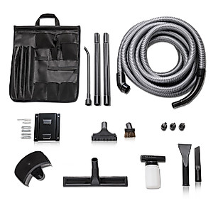 Prolux Professional Shop White Wall Mounted Garage Vac, Wet Dry Pick Up