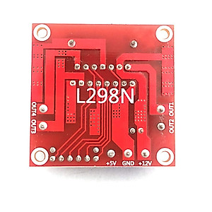 4pcs L298N Controller Board Module Dual H-Bridge 3pcs Dupont Connector Cables for Arduino Smart Car Power UNO MEGA R3 Mega2560 Motor Driver Stepper DC Motor