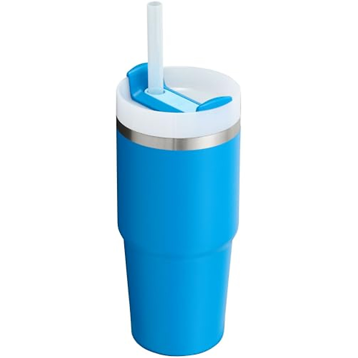 Stanley Quencher H2.0 Tumbler with Handle and Straw 14 oz | Flowstate 3-Position Lid | Cup Holder Compatible for Travel | Insulated Stainless Steel Cup | BPA-Free | Azure