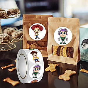 Stickers for Kids 500pcs Race Birthday Party Supplies Decorations Party Favor Supply Roll Sticker Reward Gifts Goody Bag Decoration Water Bottle Skateboard