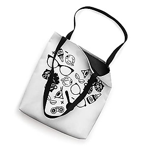 Optometry Ophthalmic Technician Symbols Heart Optician Life Tote Bag