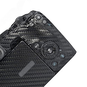 EOS R8 Skin，Anti-Scratch Anti-Wear Camera Cover Protector Sticker for Canon EOS R8 Full-Frame Mirrorless Camera Body Protective Film Protection - Carbon Fiber Black