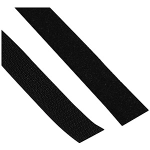 3M Hook/Loop Fastener TB3571/TB3572, Black, 1 in x 10 ft