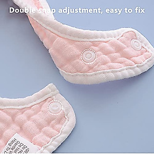 Bibs Muslin , Baby Drool Bibs Lap-shoulder Drool Cloths Adjustable Multi-Use Scarf Bibs 8-Layer 100% Organic Cotton With Super Absorbent& Soft Drooling Bibs Breathable for Boys Girls