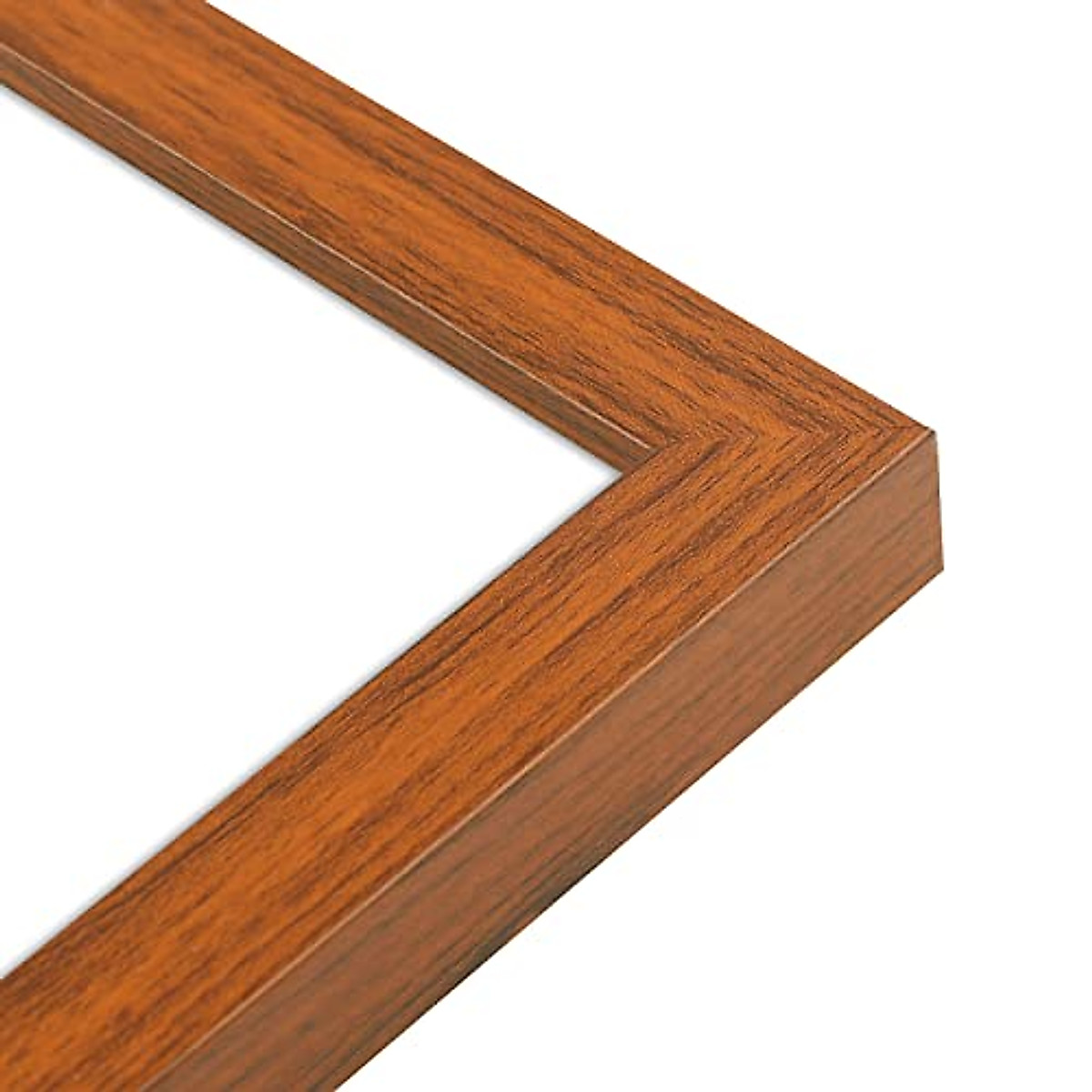 Golden State Art, 11x14 Brown Wood Frame with White Over Black Double Mat - Displays 8x10 Photos - Real Glass, Sawtooth Hangers, Back Turn Buttons - Wall Mounting, Landscape, Portrait