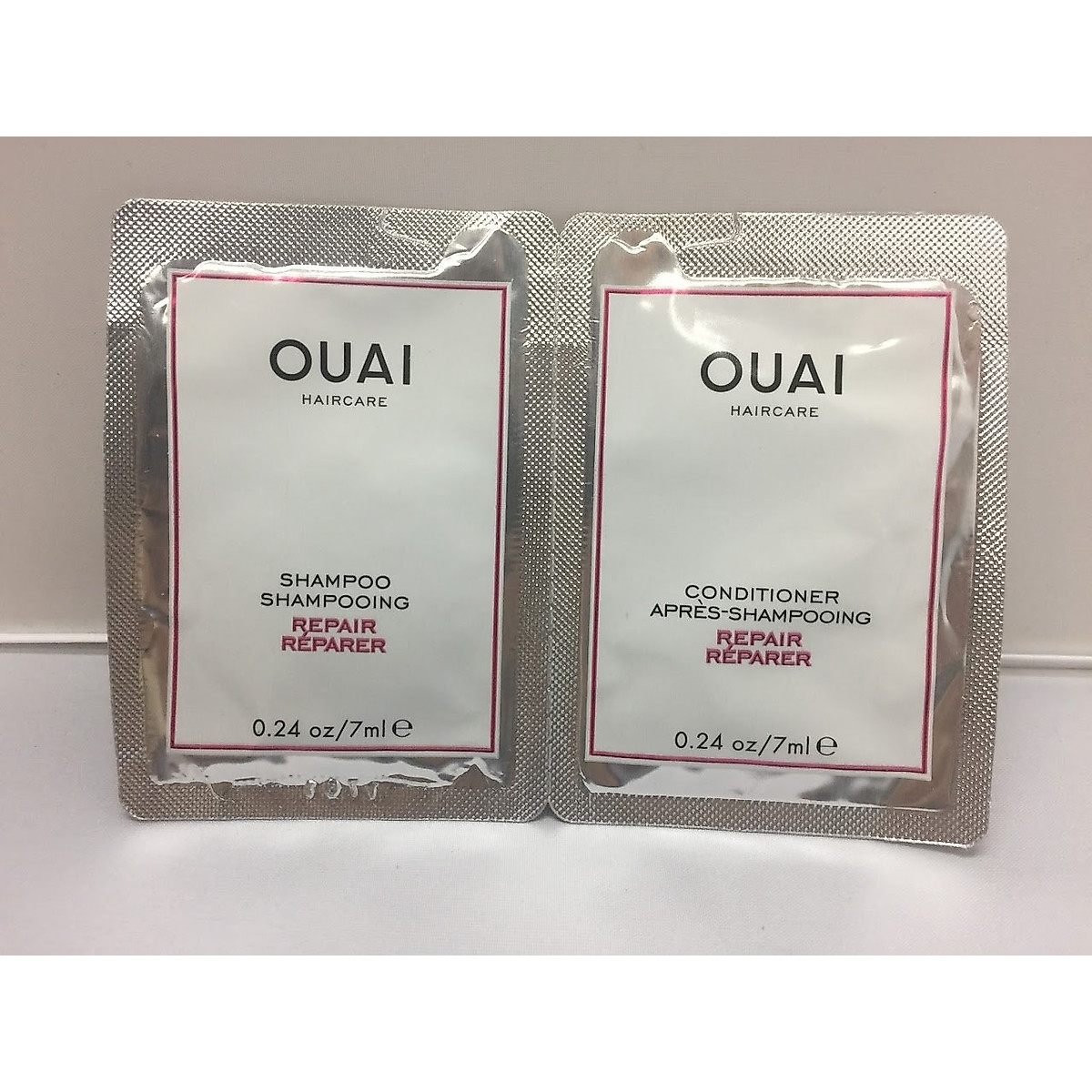 Ouai REPAIR Hair Shampoo and Conditioner Travel Duo 7mL 0.24oz, Pack of 12