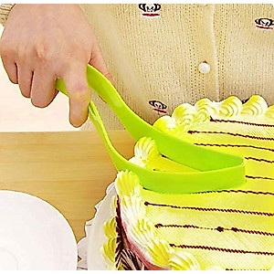 WOIWO 1 PCS Baking Tools Plastic One-Piece Cake Cutter Triangle Cake Cutter