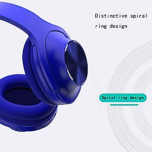 Foldable Bluetooth 5.0 Headset Over Ear, Fashion Wireless Subwoofer Stereo Bluetooth Sport Headphones with 2 Modes for Music Sports Computer Game Comfortable Wear