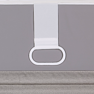 ECLIPSE Kylie Total Privacy Blackout Cordless Lined Window Roman Shade for Living Room, 35 in x 64 in, Grey